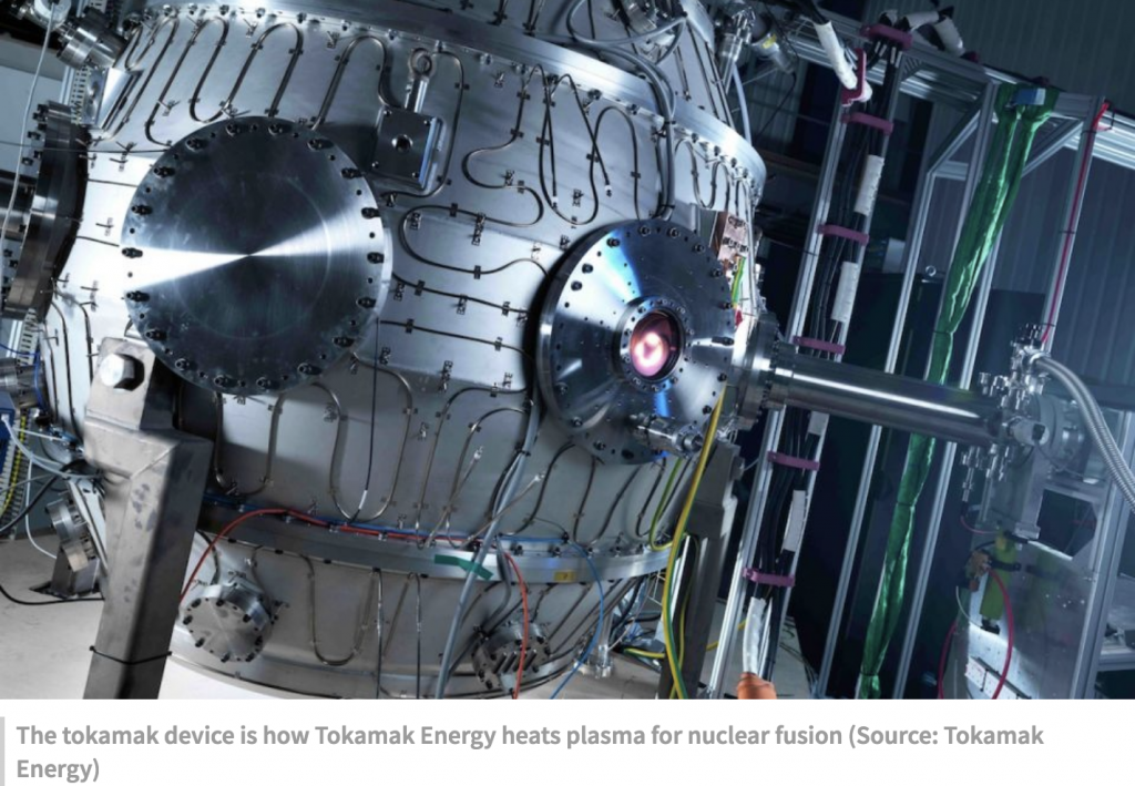 Tokamak Energy wants to put fusion power on the grid by 2030 … – GL-W's ...
